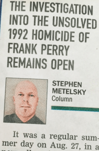 Cold Case Chronicles: Frank PERRY – Undercover: Stories from the ...