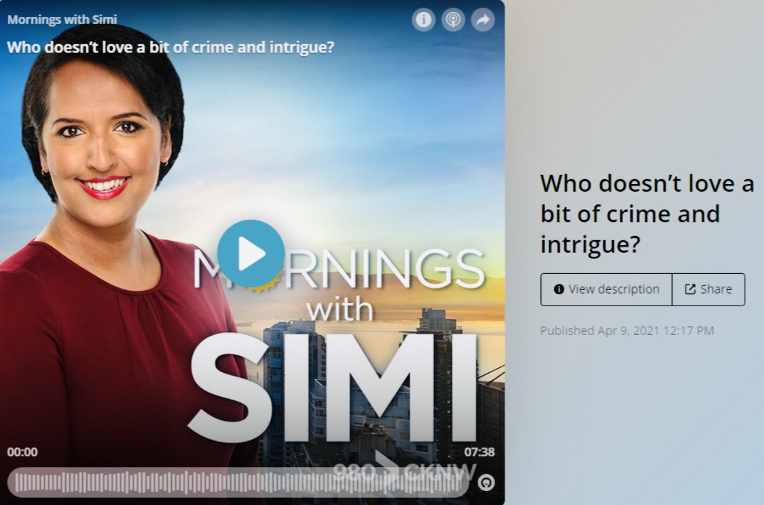 Mornings with SIMI: Global News Radio Interview 980 CKNW [Vancouver, B ...
